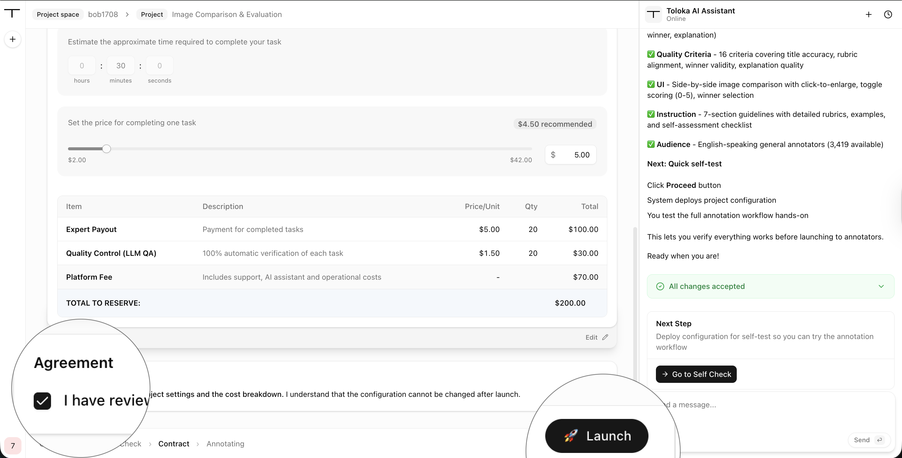Price structure – Toloka Platform
